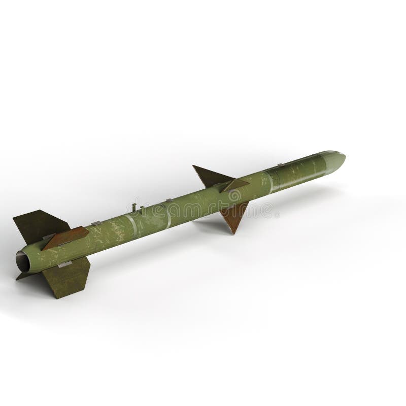 3d Rendering of an Army Air Force Bomb Model on a White Surface Stock ...