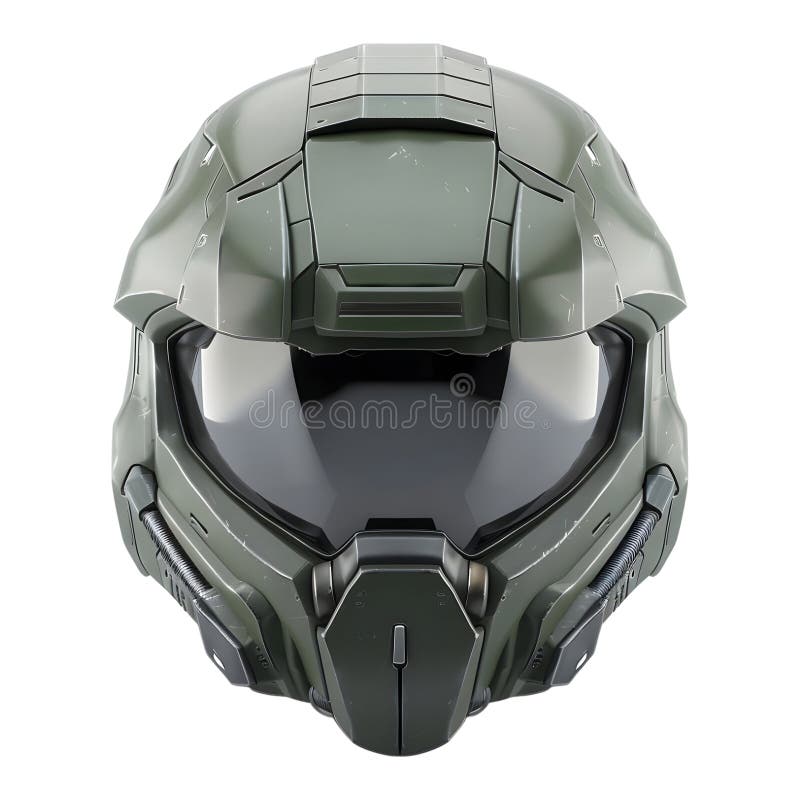 3D Rendering of a Army Safety Helmet on Transparent Background - Ai ...