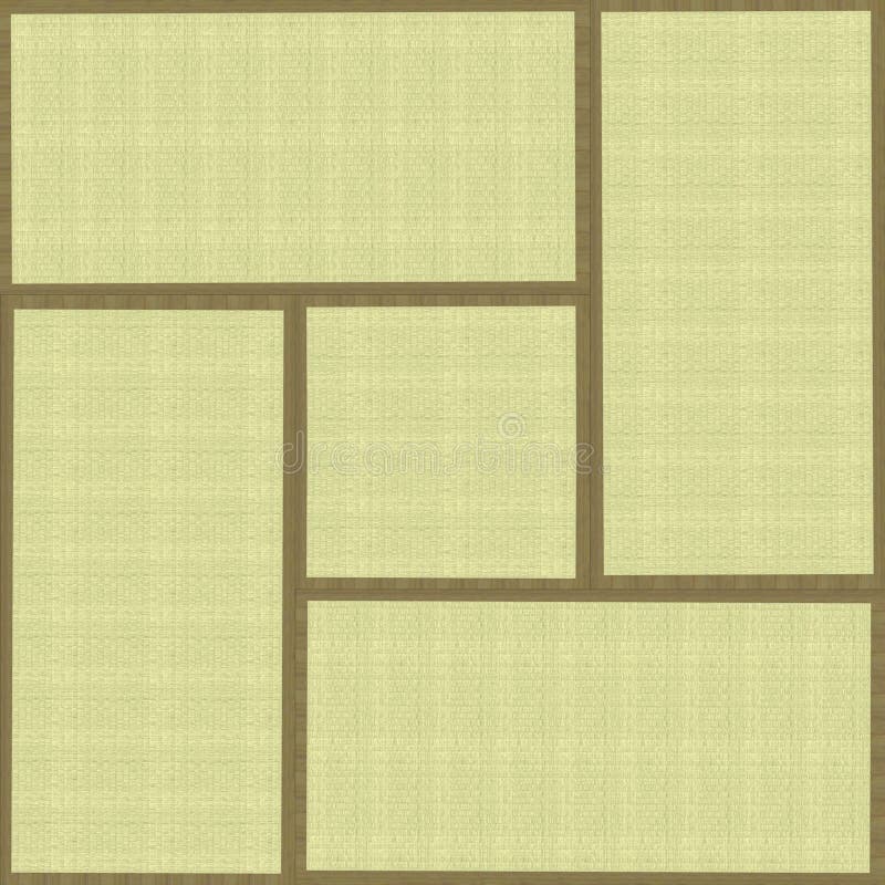 3d Rendering. Arrange Tabulate Japanese Traditional Tatami Floor ...