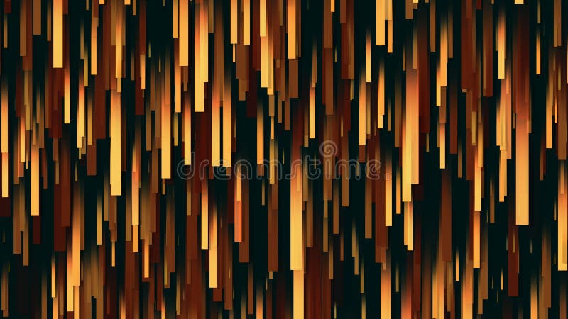 3D Rendering of an Array of Stripes. Stripes of Different Sizes in ...