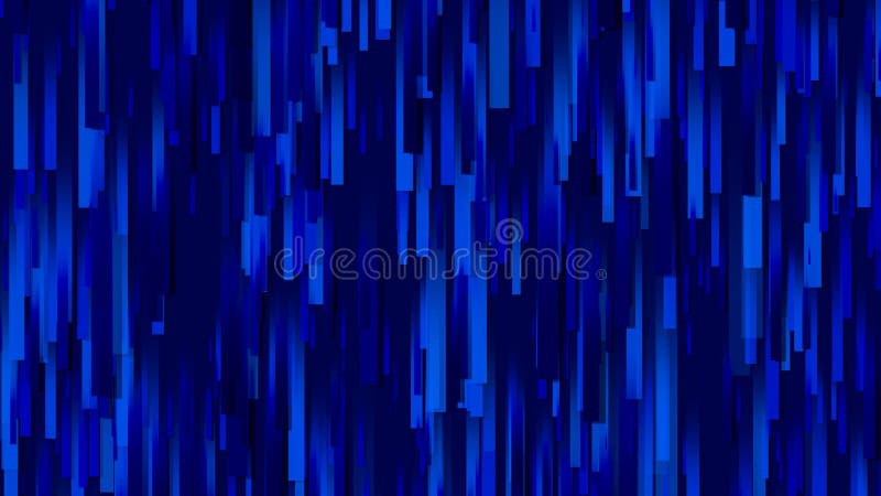 3D Rendering of an Array of Stripes. Stripes of Different Sizes in ...