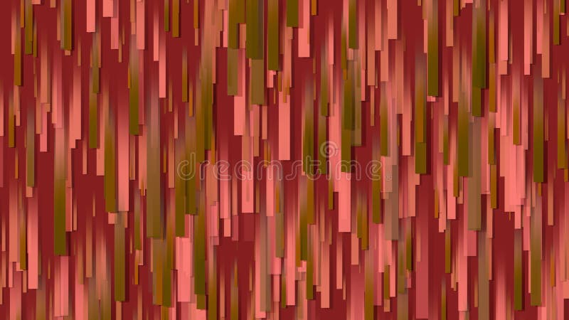 3D Rendering of an Array of Stripes. Stripes of Different Sizes in ...