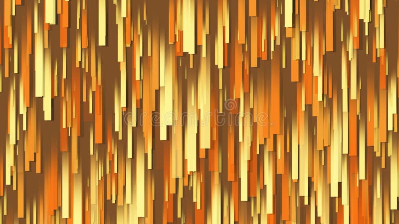 3D Rendering of an Array of Stripes. Stripes of Different Sizes in ...