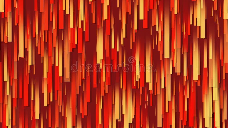 3D Rendering of an Array of Stripes. Stripes of Different Sizes in ...