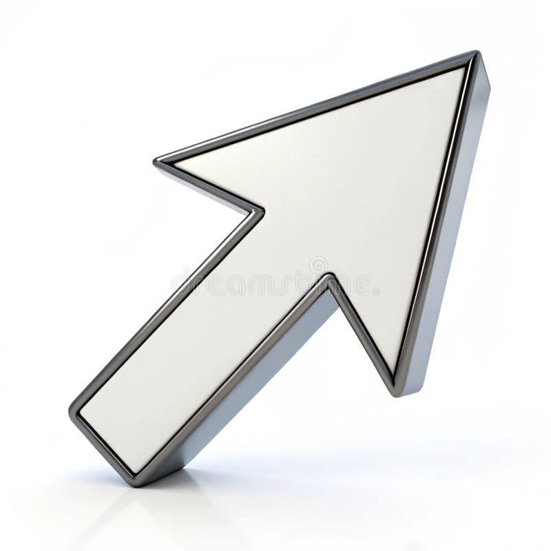 3D Rendering Arrow Icon Transparent Stock Illustration - Illustration ...