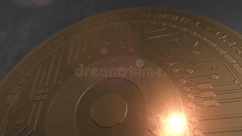 Crypto Currency Atb Coin 3d Rendering Blockchain Stock Video - Video of ...