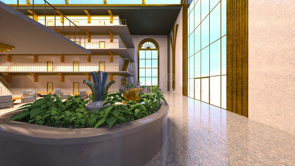 Atrium Square Stock Illustrations – 345 Atrium Square Stock ...