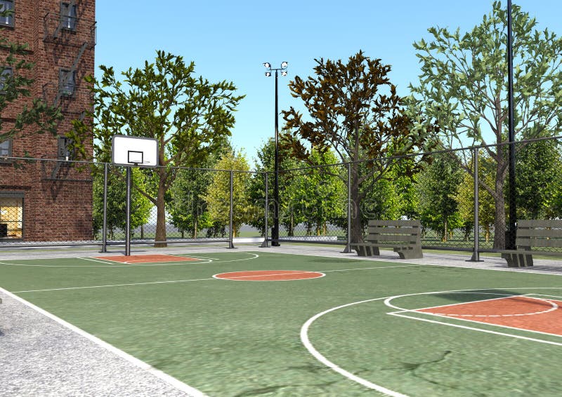 Rendering Basketball Court Stock Illustrations – 1,072 Rendering ...
