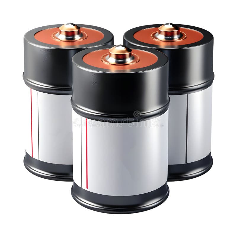 3D Rendering of a Battery Cell on Transparent Background - Ai Generated ...