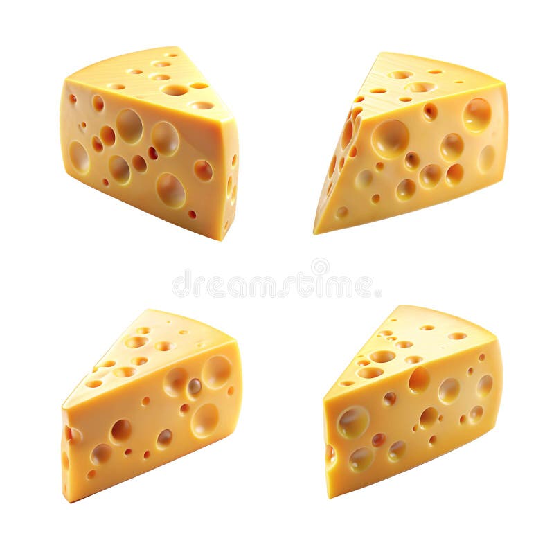 3d Rendering of Beautiful and Realistic Cheese Stock Photo ...