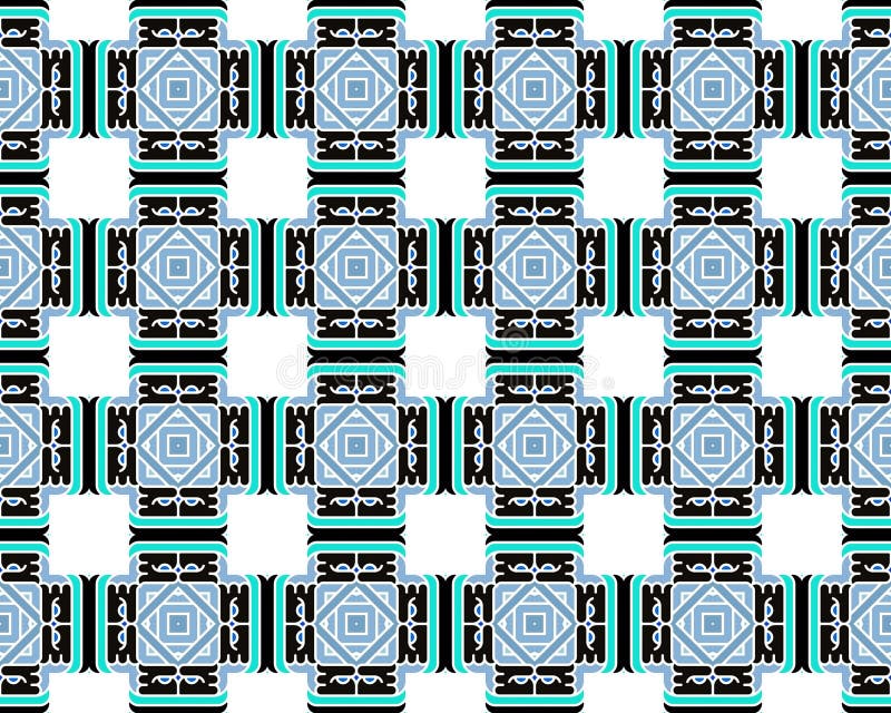 3d Rendering of the Beautiful Seamless Tile Pattern Background Stock ...