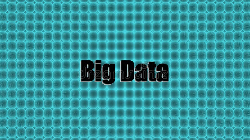 3d Rendering of Big Data Blue Gradient Technology Background Stock ...