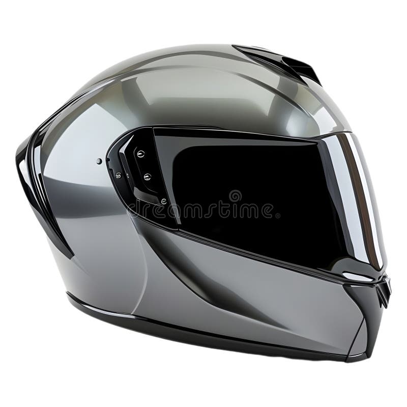 3D Rendering of a Bike Safety Helmet on Transparent Background - Ai ...