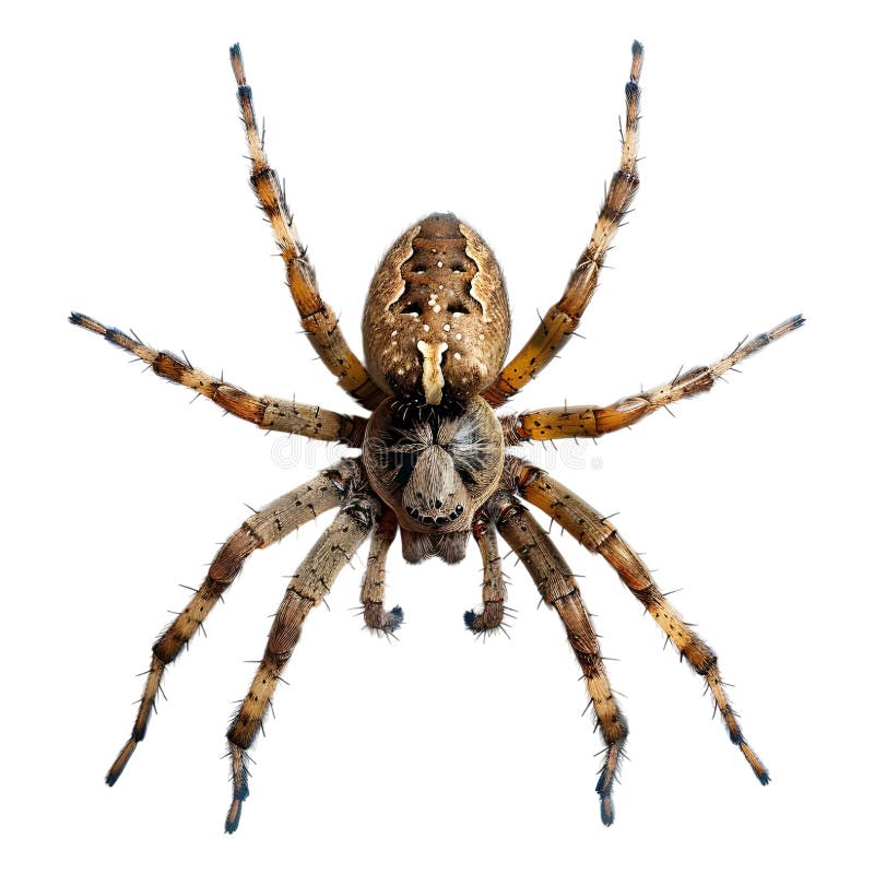 3D Rendering of a Black Spider on Transparent Background - Ai Generated ...