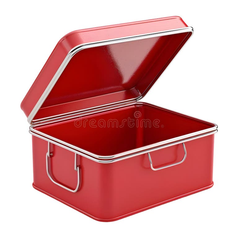 3D Rendering of a Blank Trunk for Items on Transparent Background - Ai ...