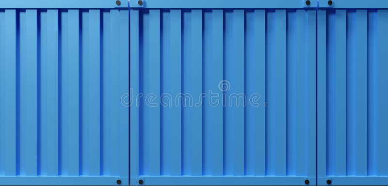 3d Rendering of Blue Cargo Container Shipping Texture Stock ...
