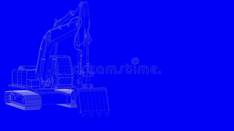 Digger Blueprint Stock Illustrations – 533 Digger Blueprint Stock ...