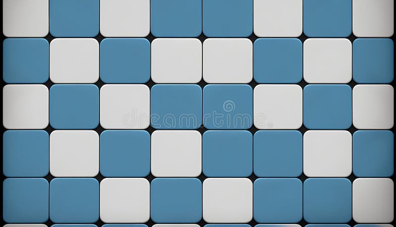 3d Rendering of a Blue and White Square Tile Pattern Background. Stock ... 3d Rendering of a Blue and White Square Tile Pattern Background. Stock ...