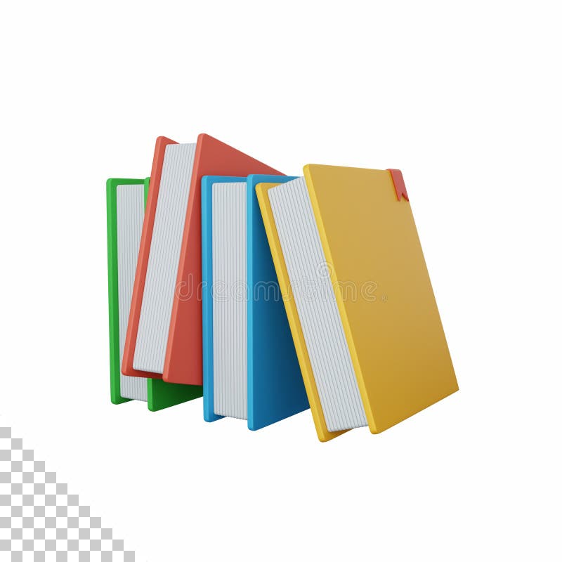 3d Rendering Books Isolated Useful for Education, Learning, Knowledge ...