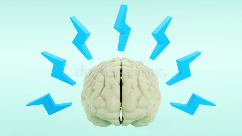 3D Rendering of a Brainstorming, Creative, Thinking, Intelligent ...