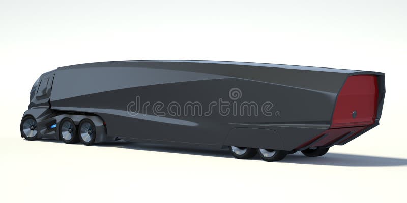 3D Rendering - Concept Truck Stock Illustration - Illustration of ...
