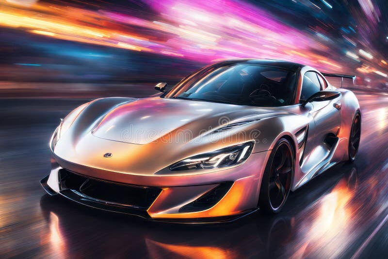 3d Rendering of a Brand - less Generic Race Stock Photo - Image of auto ...