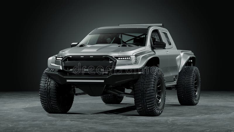 3D Rendering of a Concept Car Stock Illustration - Illustration of ...