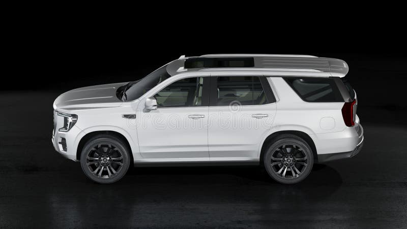 3D generic SUV stock illustration. Illustration of fast - 214564600