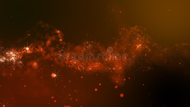 3D Rendering of Bright Abstract Cloud from Particle Structure Stock ...