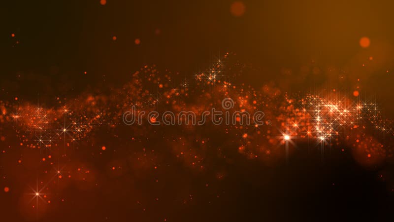 3D Rendering of Bright Abstract Cloud from Particle Structure Stock ...
