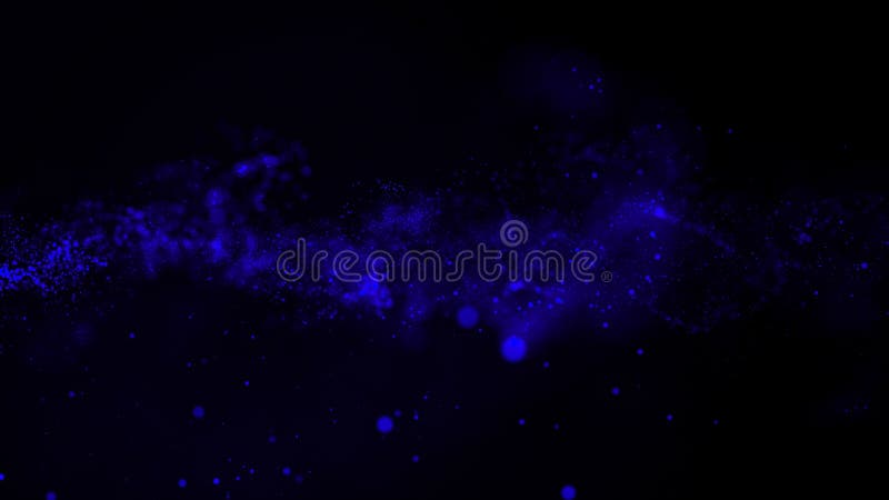 3D Rendering of Bright Abstract Cloud from Particle Structure Stock ...