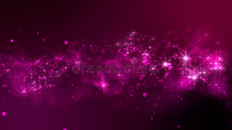 3D Rendering of Bright Abstract Cloud from Particle Structure Stock ...