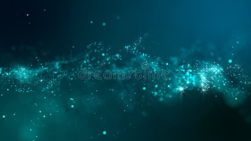 3D Rendering of Bright Abstract Cloud from Particle Structure Stock ...