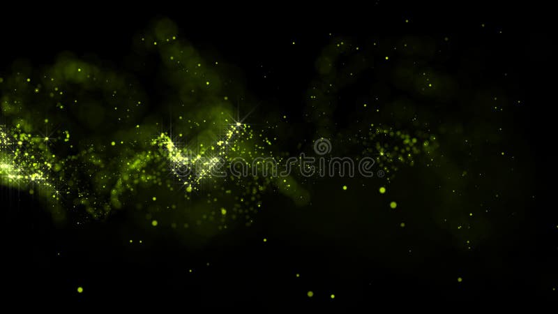 3D Rendering of Bright Abstract Cloud from Particle Structure Stock ...
