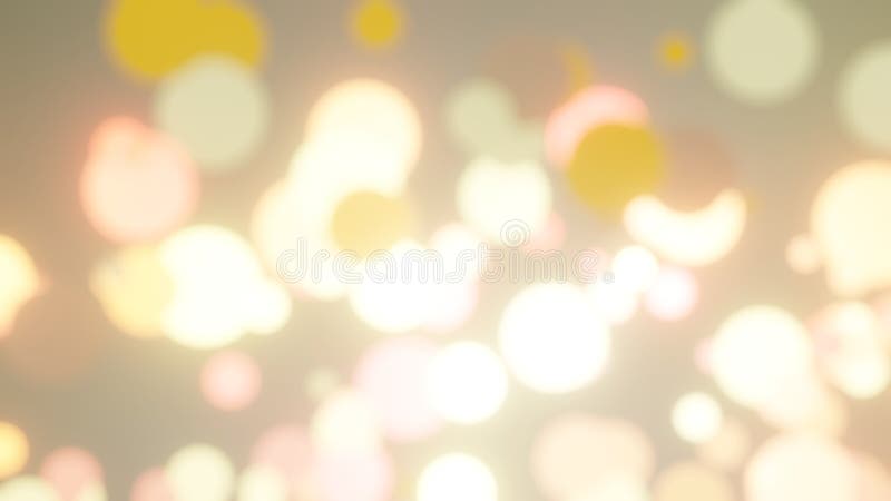 3d Rendering Bright Bokeh Lights Effect on Light Background Stock ...