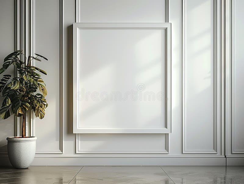 3d Rendering of a Bright and Sunny Living Room Interior with a Large ...