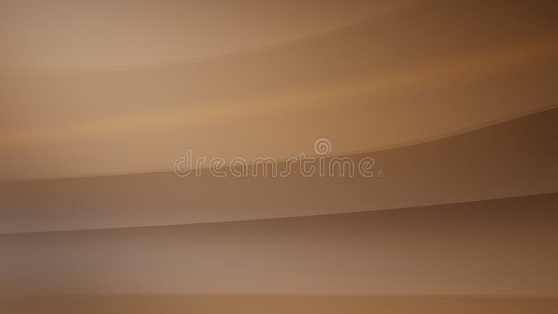 3D Rendering. Brown Abstract Background with a Polished Surface. Brown ...