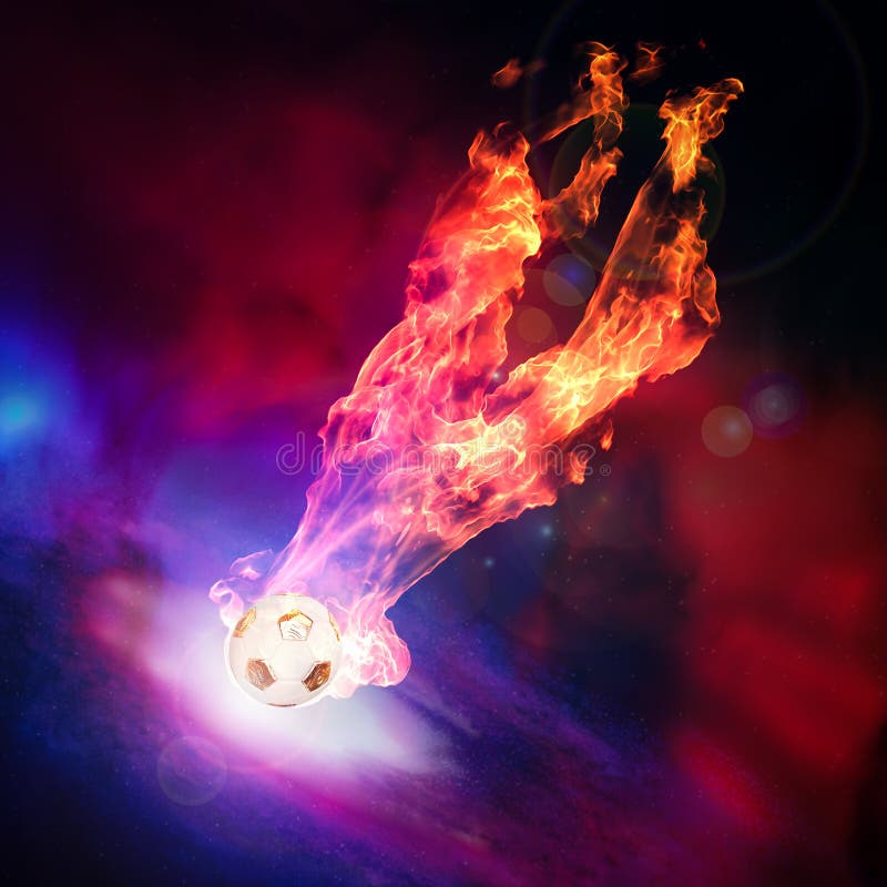 3D Rendering of Burning Liquid Fuel Splah on Fire and Flame Stock ...