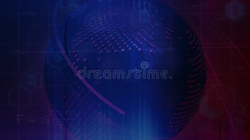 3D Rendering of Business and Financial Information Overlay on a 3d ...