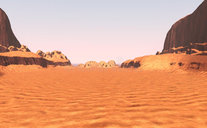 3D Rendering Canyon Valley stock photo. Image of nature - 105376114