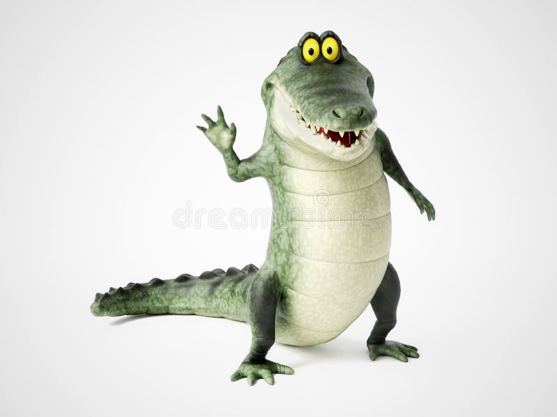 Cartoon Gator Waving Stock Illustrations – 240 Cartoon Gator Waving ...
