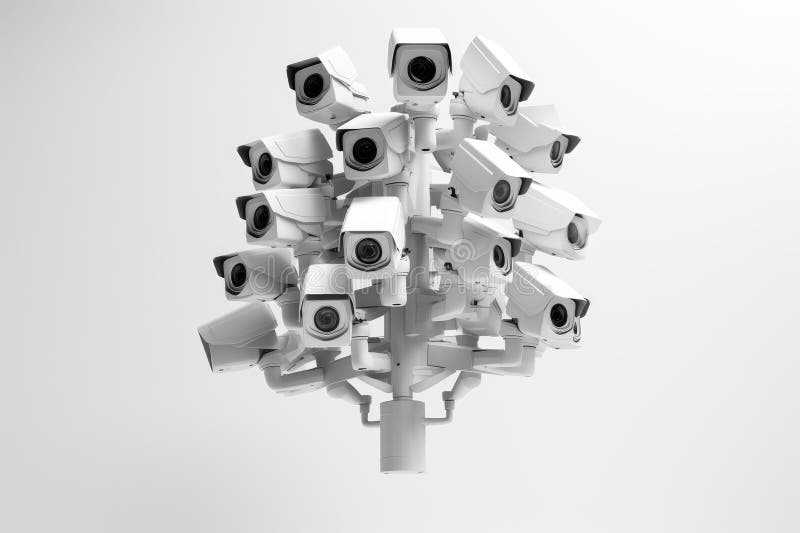 3d House Security Cctv Camera Stock Illustrations – 336 3d House ...