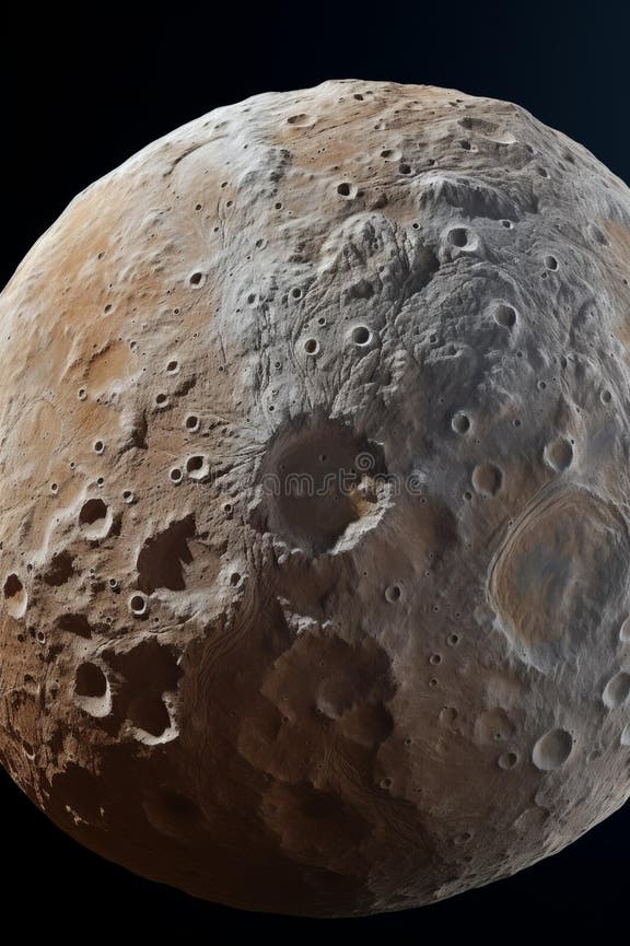 3D Rendering of Ceres, the Largest Asteroid in the Asteroid Belt ...
