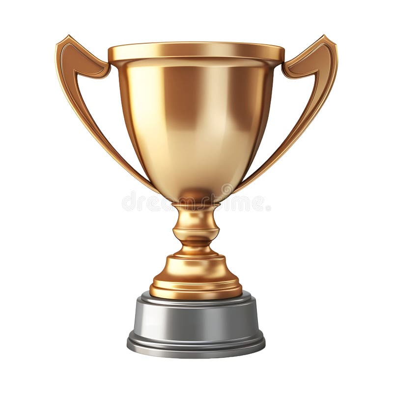 3D Rendering of a Champion or Winner Cup on Transparent Background - Ai ...