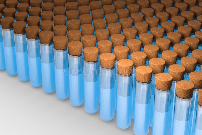 3d Rendering, Chemical Vessels in the Laboratory Stock Image - Image of ...