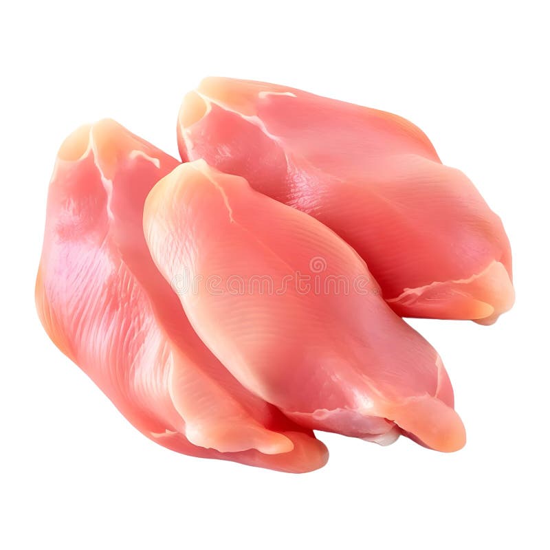 3D Rendering of a Chicken Raw Meat on Transparent Background - Ai ...