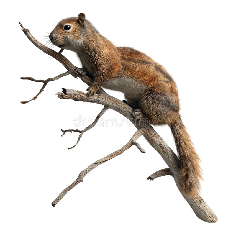 3D Rendering of a Chipmunks on Transparent Background - Ai Generated ...