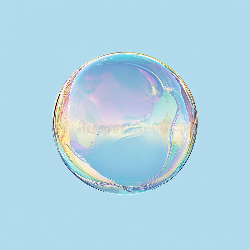 3d Rendering of a Circle with Holographic Texture, Multicolored ...