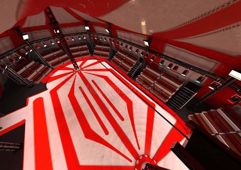 3D Rendering Circus Arena stock illustration. Illustration of event ...