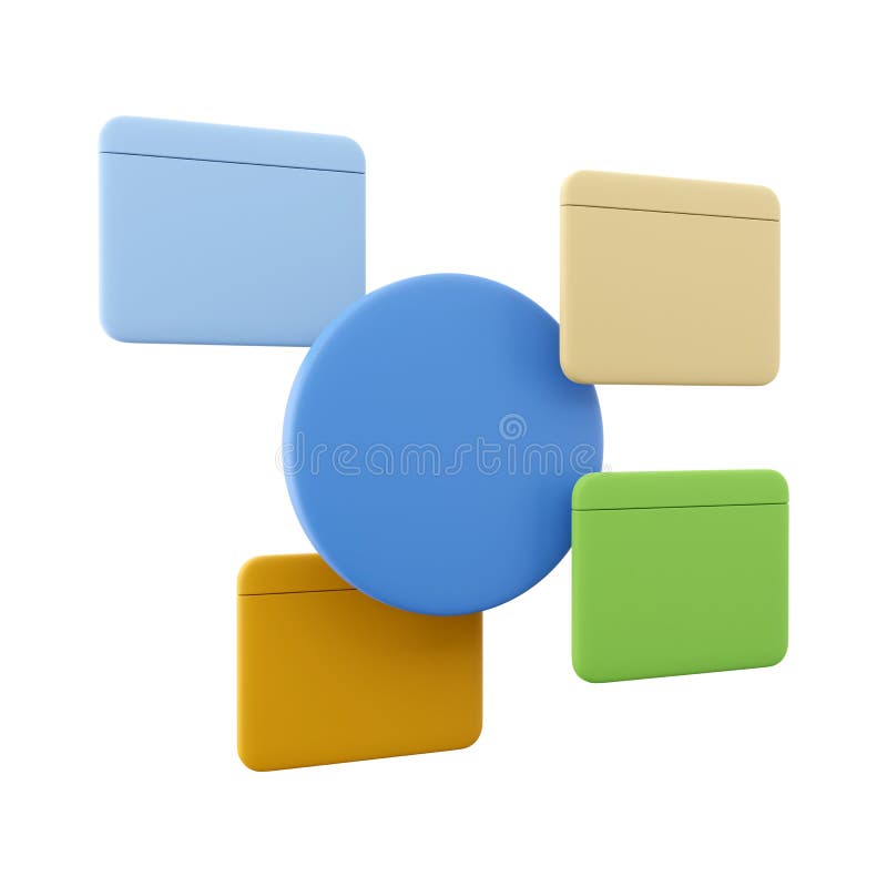 3d Rendering Clock And Notifications Icon 3d Render Alarm Clock And Chat Box Icon Clock And